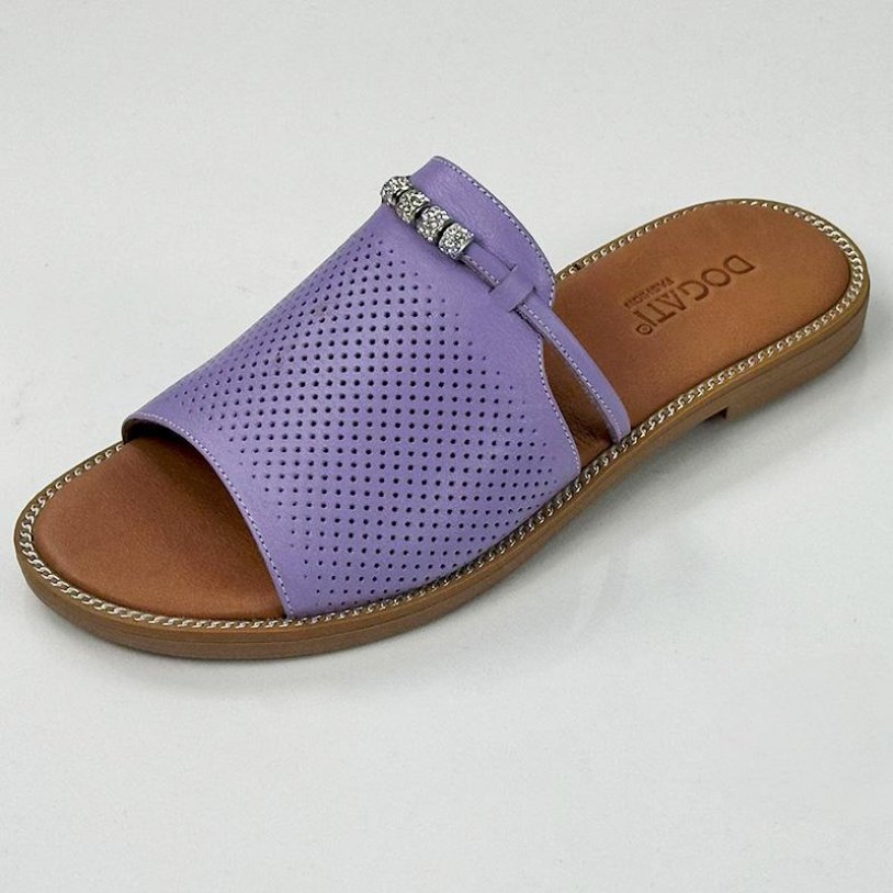 Чехли Естествена кожа Barbara Purple